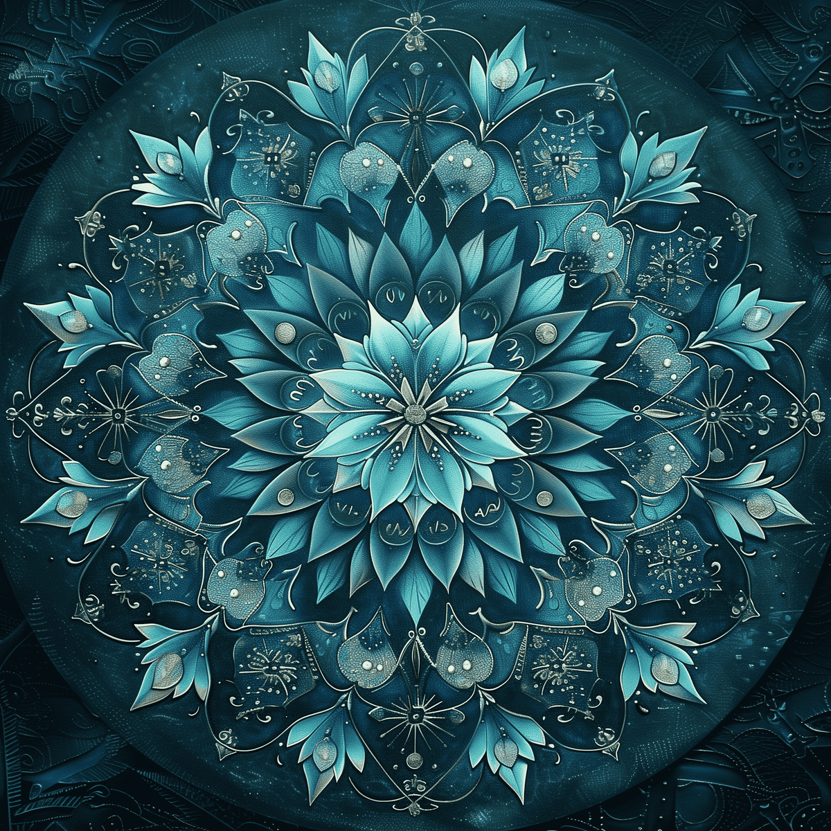 Blauwe Mandala Diamond Painting | Diamond Painting – Myth Of Asia