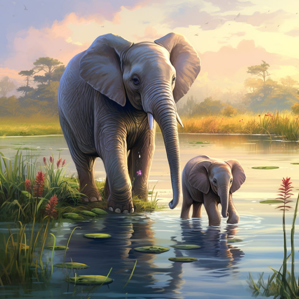 Jonge olifant – Myth Of Asia